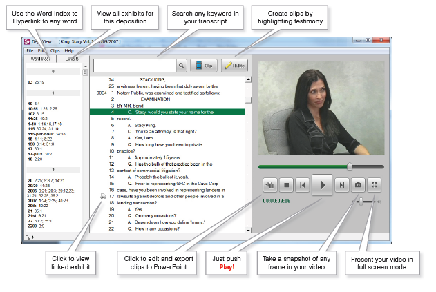 Video-to-Text Synchronization – Bruce Legal Video